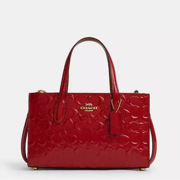 Coach | Bags | New Coach Nina Small Tote Bag In Signature Leather ...